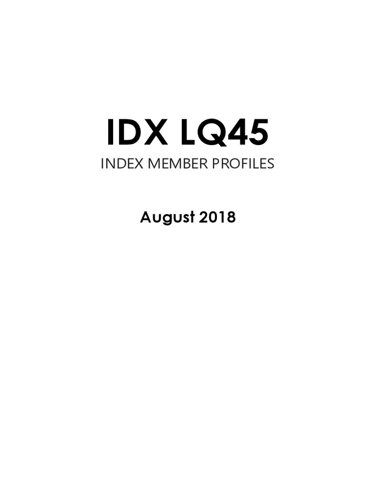 LQ45 Index Member Profiles 2018 | PDF | Revenue | Expense