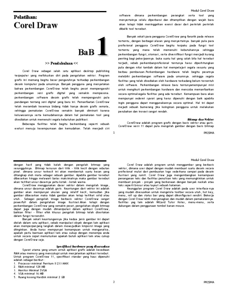 Panduan Lengkap Corel Draw 11 | PDF