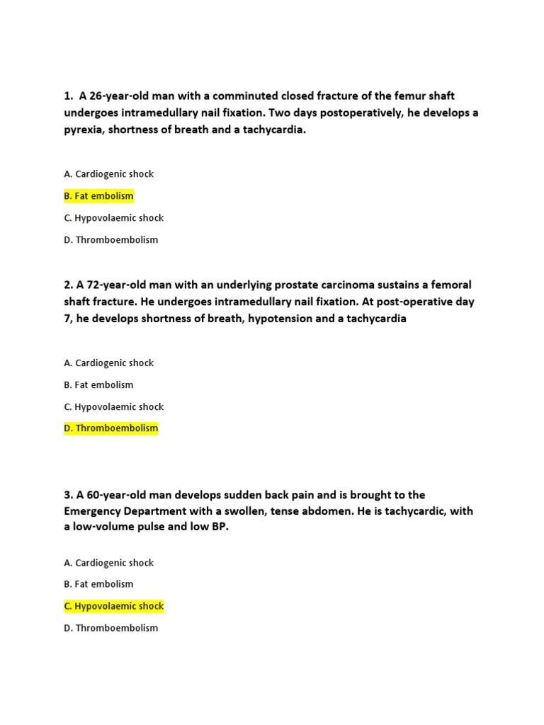 General Surgery MCQs | PDF | Ct Scan | Abdomen