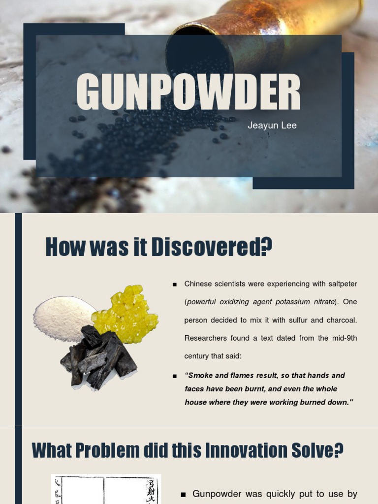 Gunpowder | PDF | Art