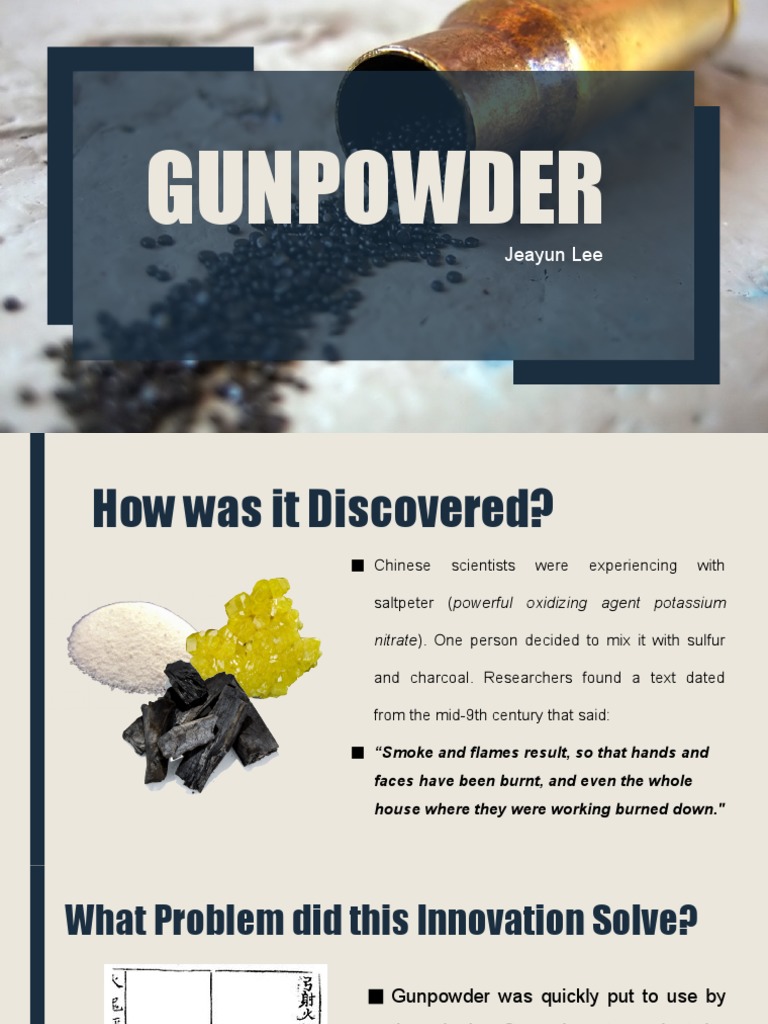 Gunpowder | PDF | Social Science