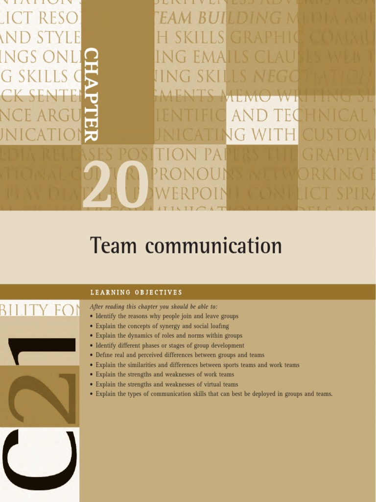 Understanding Team Communication Dynamics | PDF | Communication ...