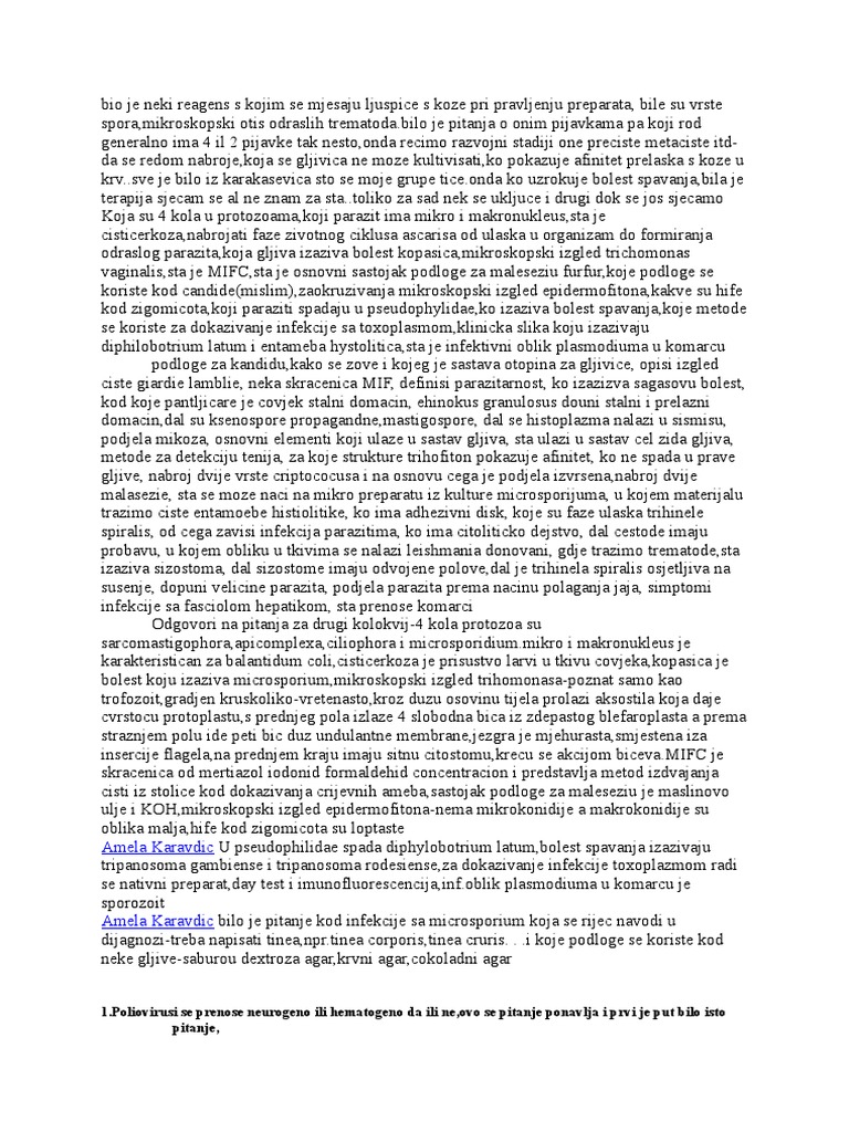 Mikrobi Kolokviji | PDF