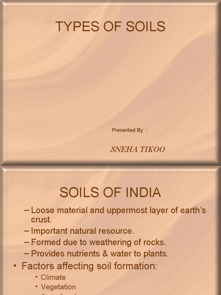 Types of Soil | PDF | Soil | Physical Sciences