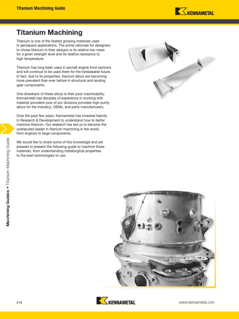 Titanium PDF | PDF | Machining | Industrial Processes
