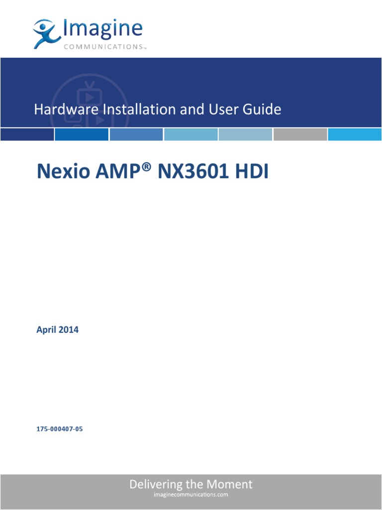 Nexio Amp 3601 Hdi User Guide 20140408 | PDF | File Transfer Protocol | Hyperlink