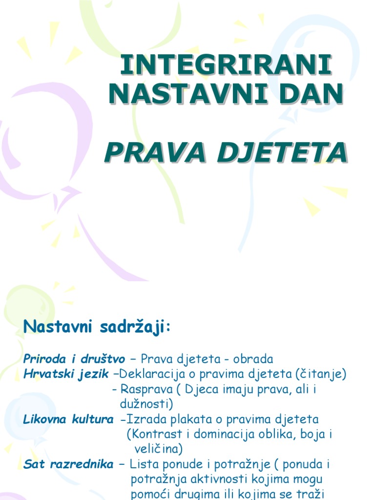 Prava Djece | PDF