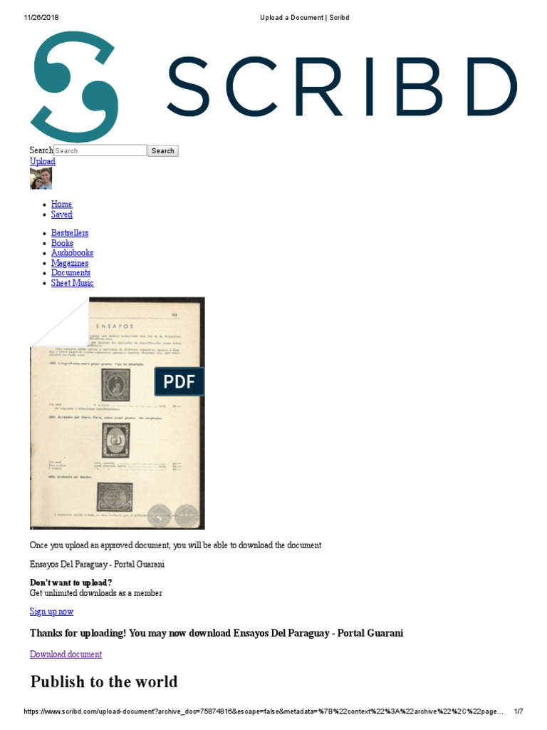 Publish To The World | PDF | Scribd | Publishing