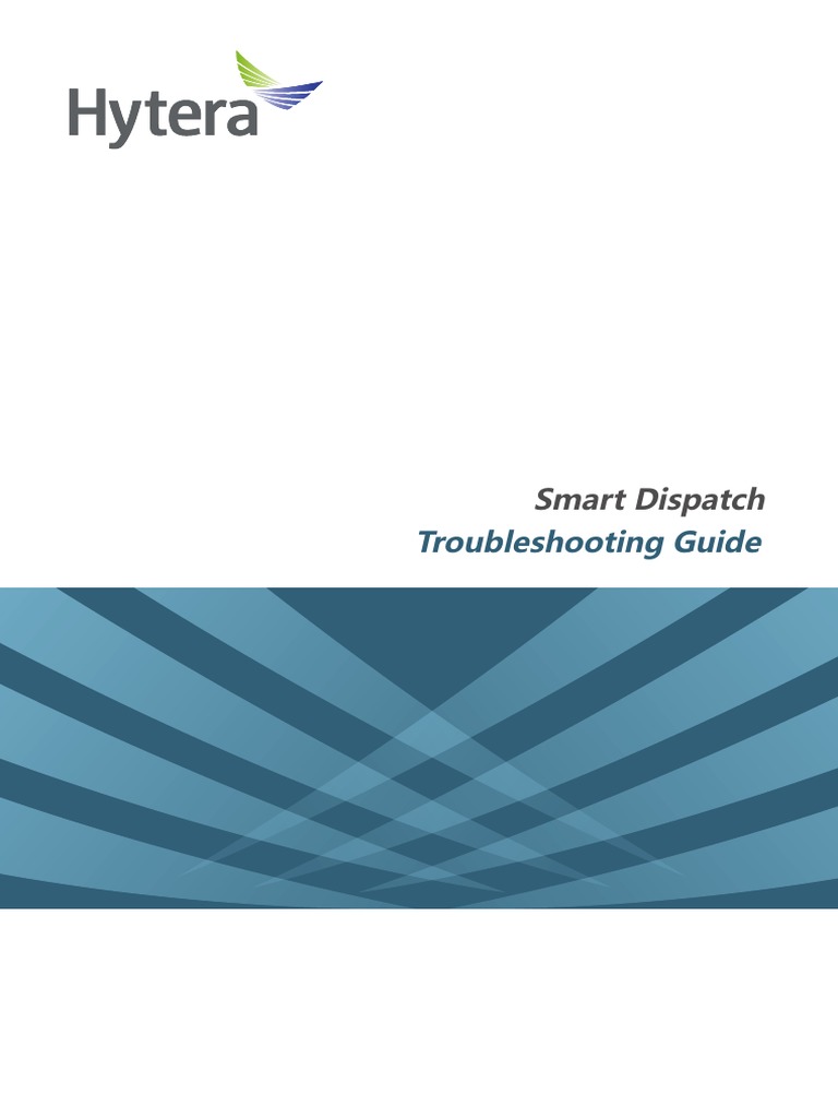 Hytera Smart Dispatch Troubleshooting Guide V5.0.01 - Eng | PDF | Port (Computer Networking ...