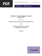 CCME Summary Table - Chemical Table (Custom) | PDF | Chromium | Metals