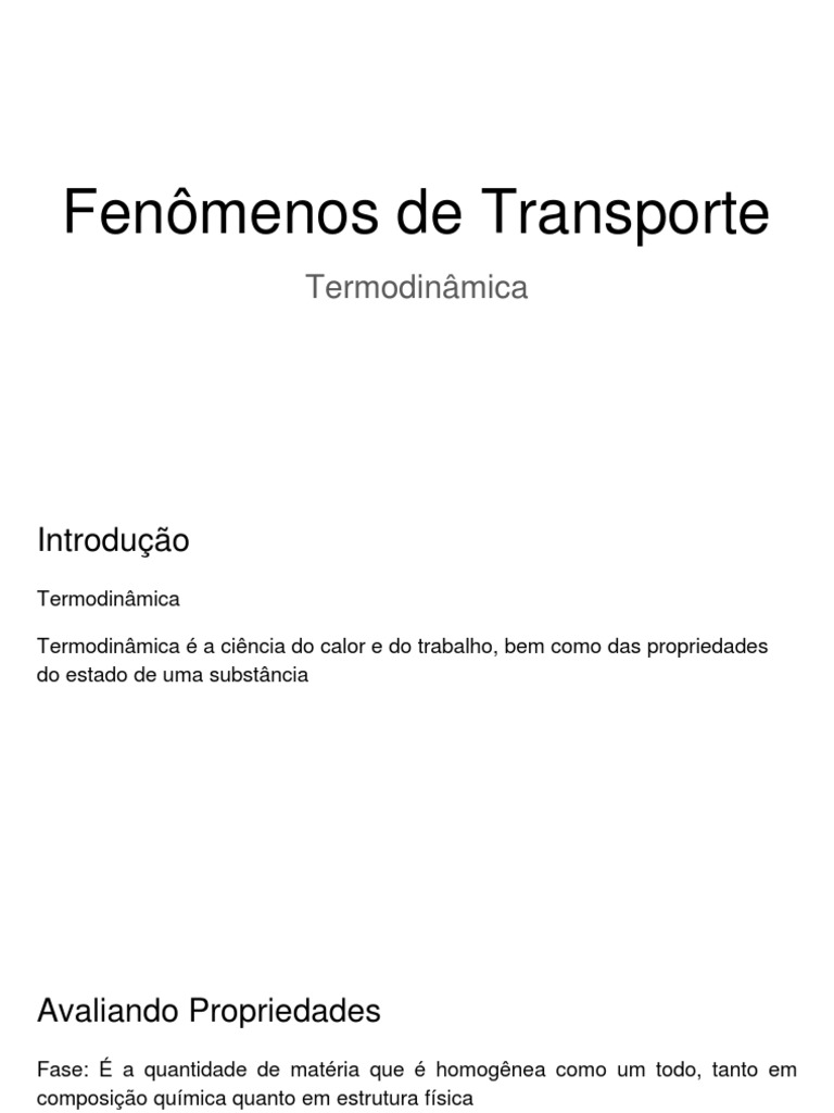 Mecânica Dos Fluidos - Franco Brunetti - Parte 1 | PDF | Termodinâmica ...