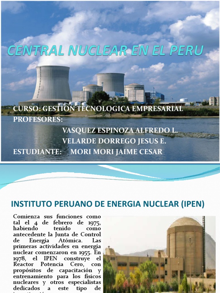 Central Nuclear Enel Peru | PDF | La energía nuclear | Planta de ...