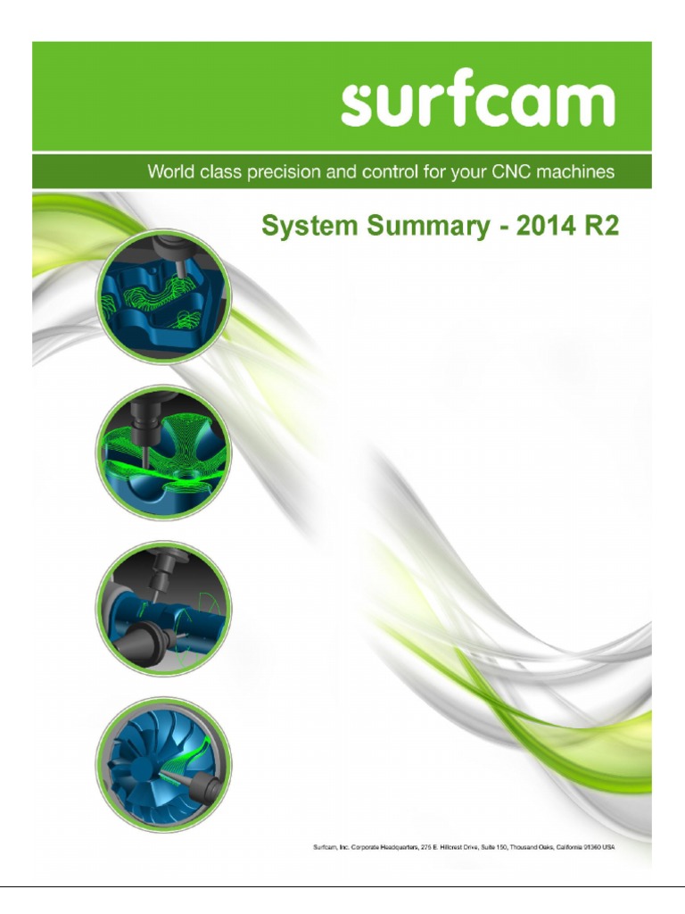 SURFCAM 2014 R2 System Summary | PDF | Machining | Machine Tool