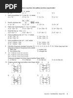 Pts Matematika SMP Kelas 8 Semester 1 | PDF