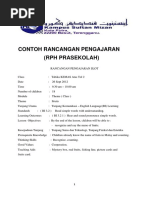 Contoh Template Lesson Plan KSPK (Tadika) | PDF | Educational ...
