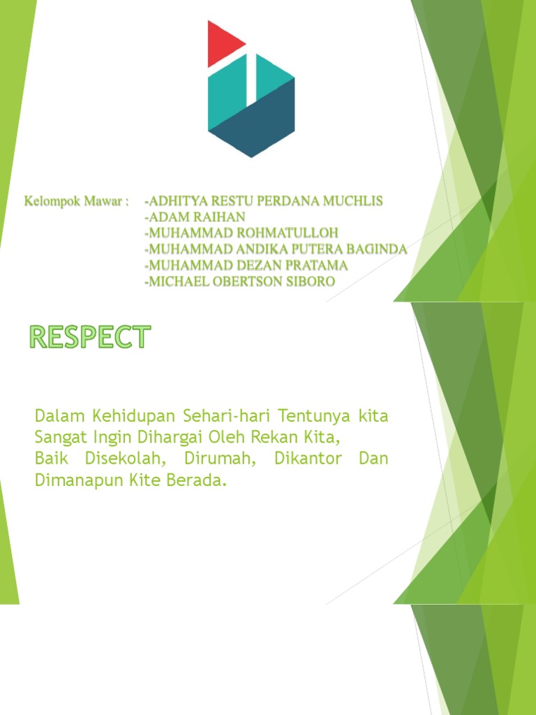 Contoh Tugas Character Building Tentang Respectful | PDF