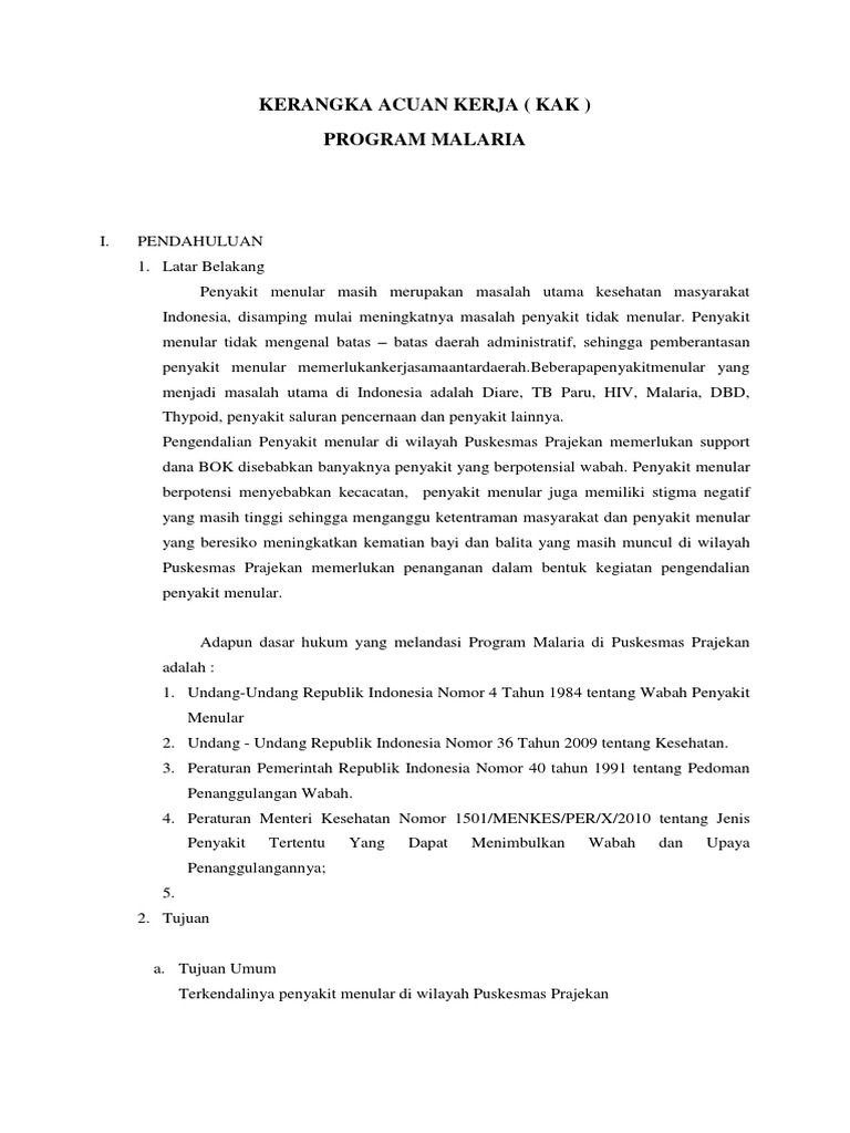 Kak Malaria | PDF