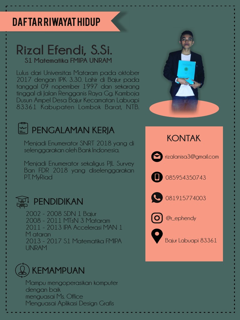 CV Rizal Efendi | PDF