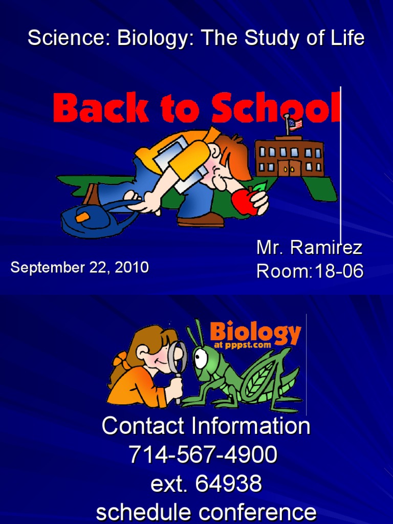 Biology Class Overview and Expectations | PDF