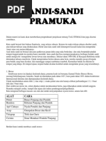 Soal Sandi Pramuka Penggalang SMP Fix | PDF