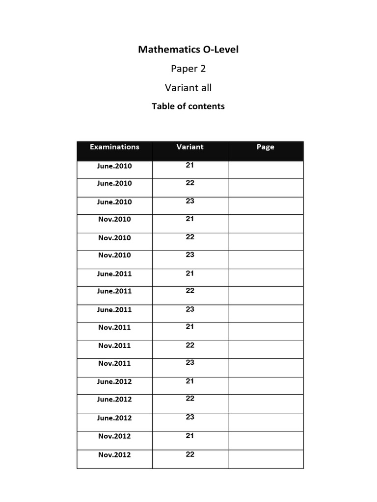 Mathematics Paper2 Past Paper | PDF