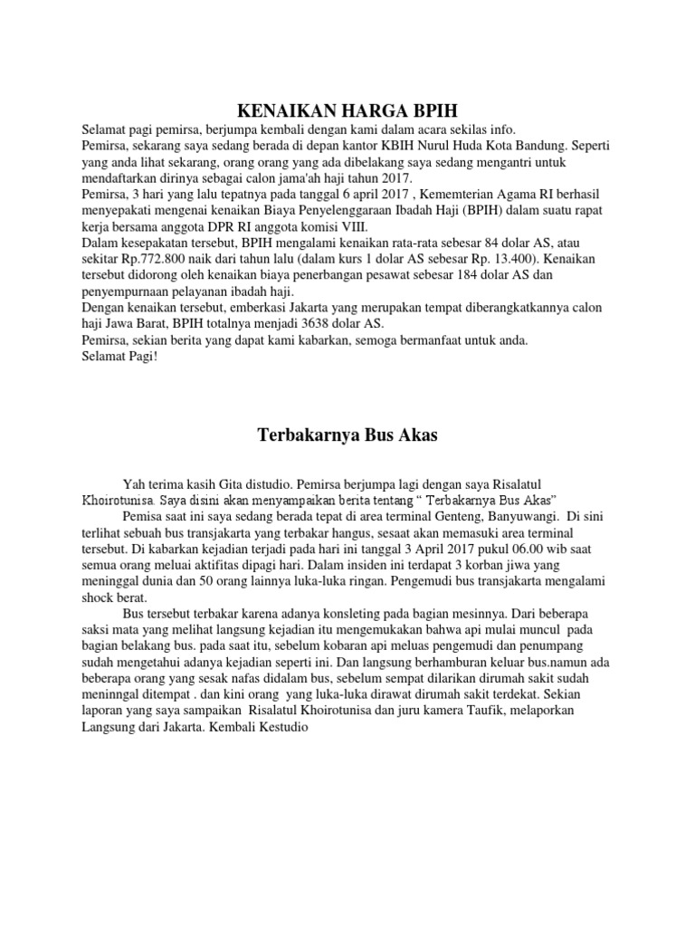 Contoh Reportase | PDF