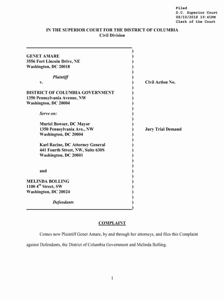 Genet Amare DCRA Bolling | PDF