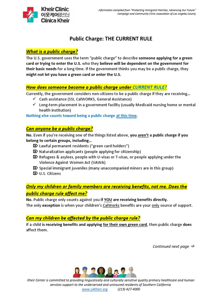 Public Charge Explained (Eng) Kheir | Download Free PDF | Permanent ...