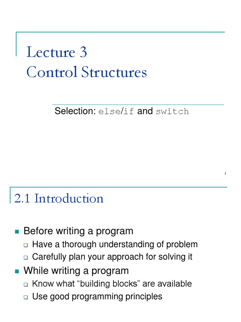 Amazing C If Else And Switch Statements Pdf Control Flow C
