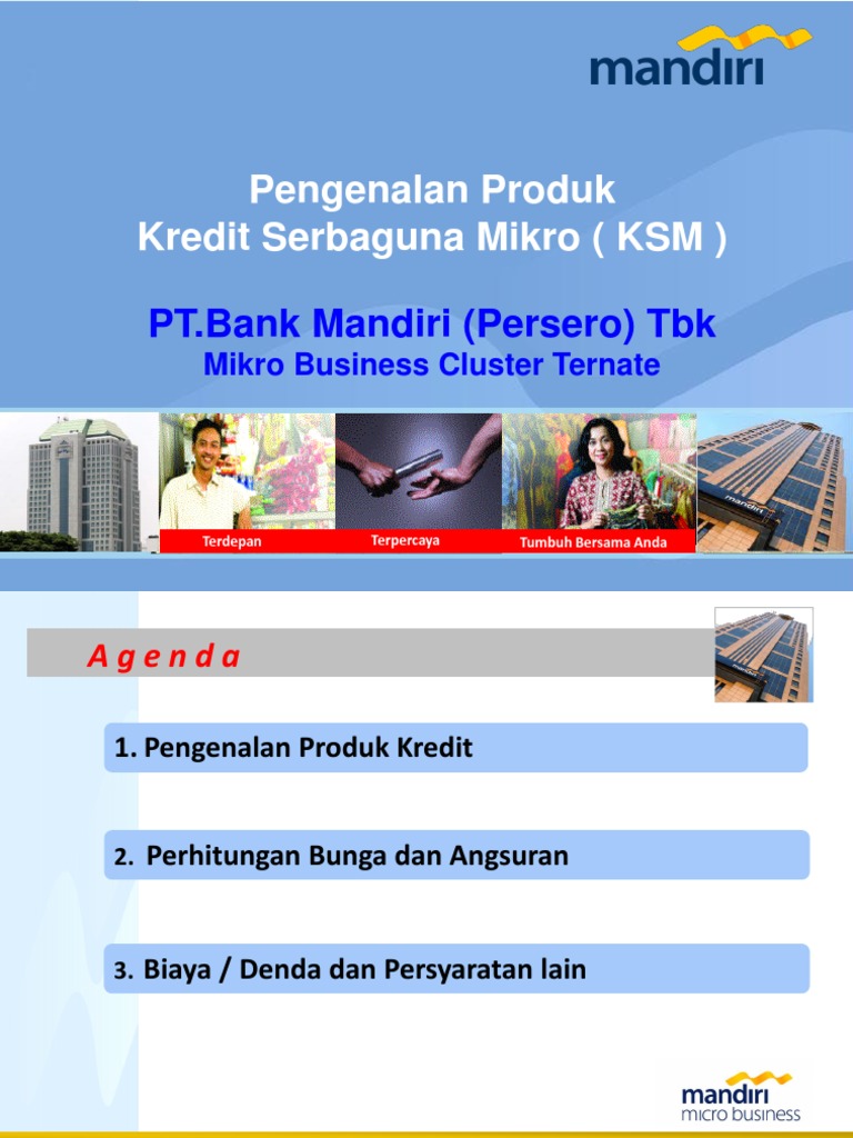 Bahan Presentasi KSM Mandiri | PDF