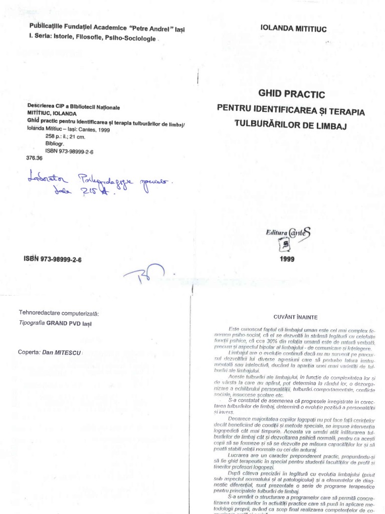 Iolanda Mititiuc - Ghid Practic PDF | PDF