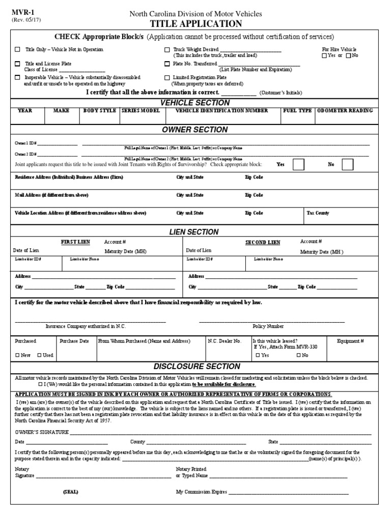 MVR-1 | Notary Public | Vehicle Registration Plate