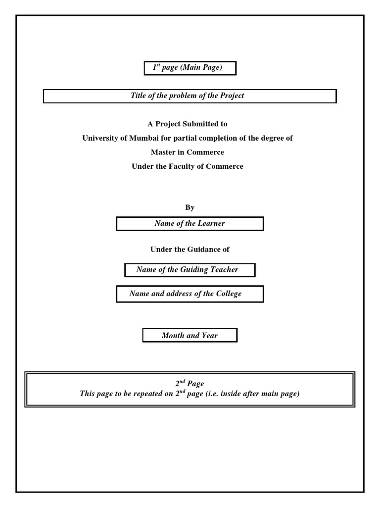Project | PDF | Diploma | Academic Degree