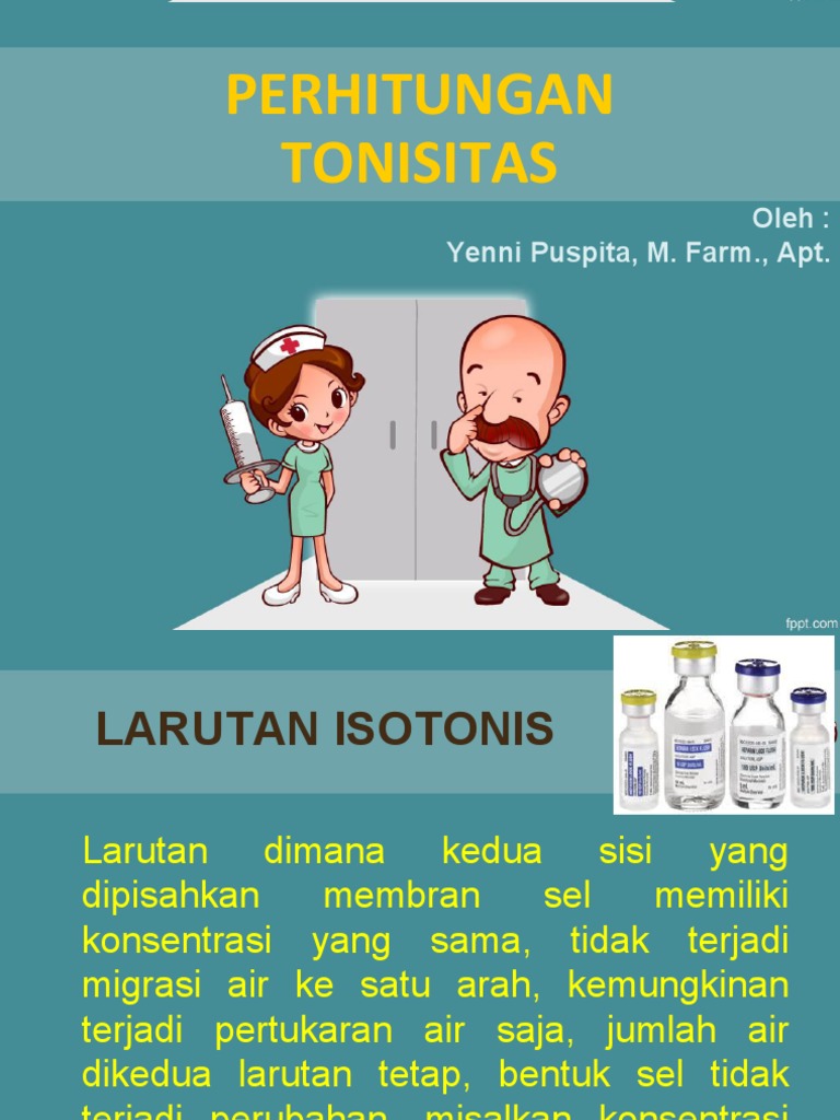 Perhitungan Tonisitas Pertemuan 2 | PDF