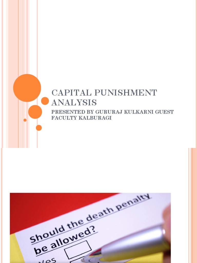 Capital Punishment Analysis | PDF | Capital Punishment | Punishments