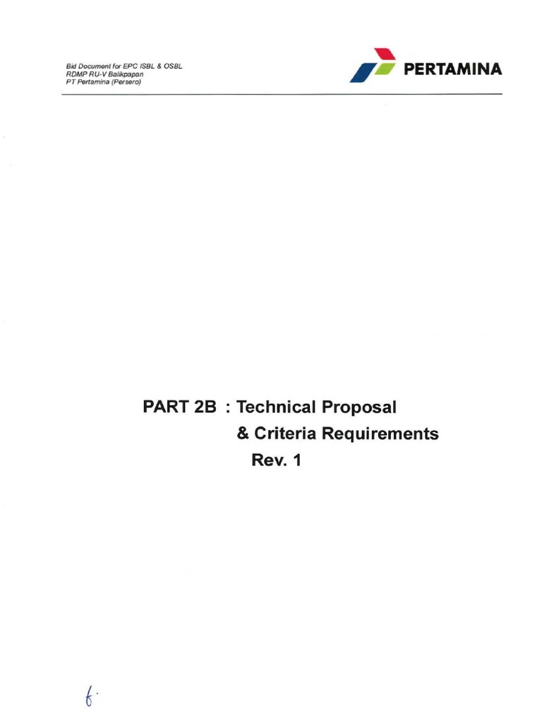Technical Proposal Pertamina | PDF | Quality Assurance | Reliability ...