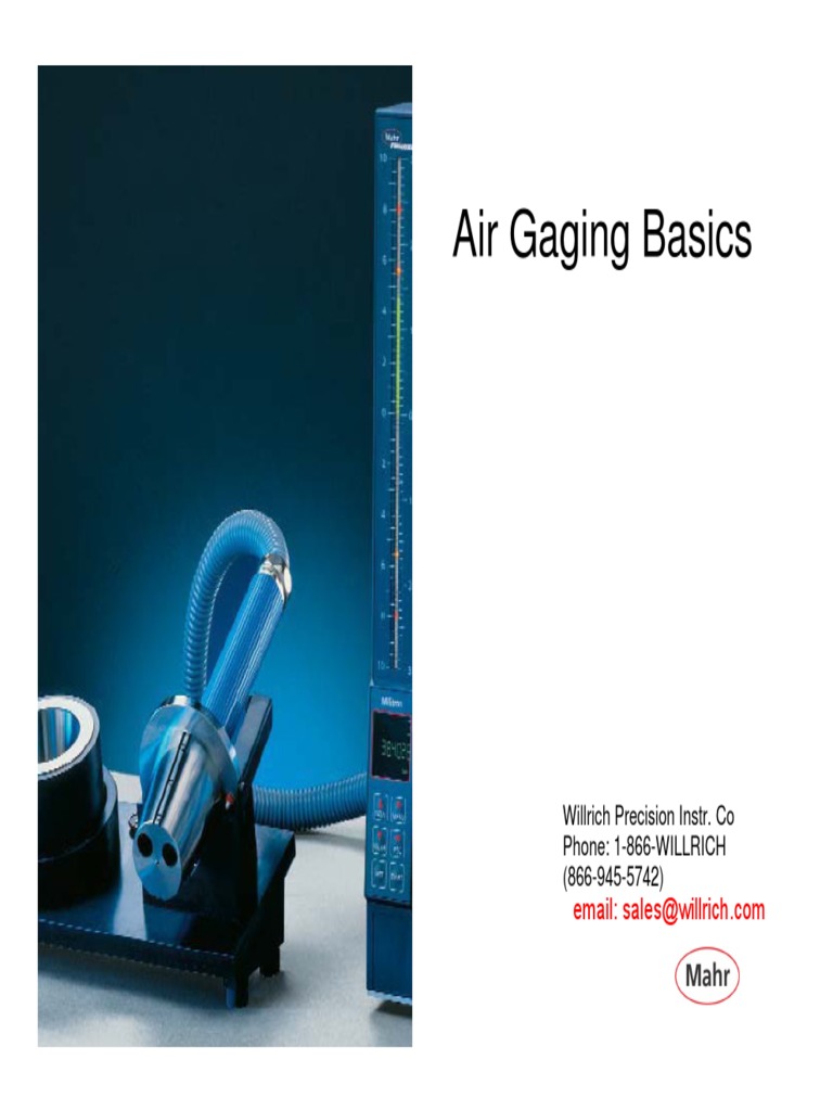 Air Gage Basics | PDF | Engineering Tolerance | Nozzle