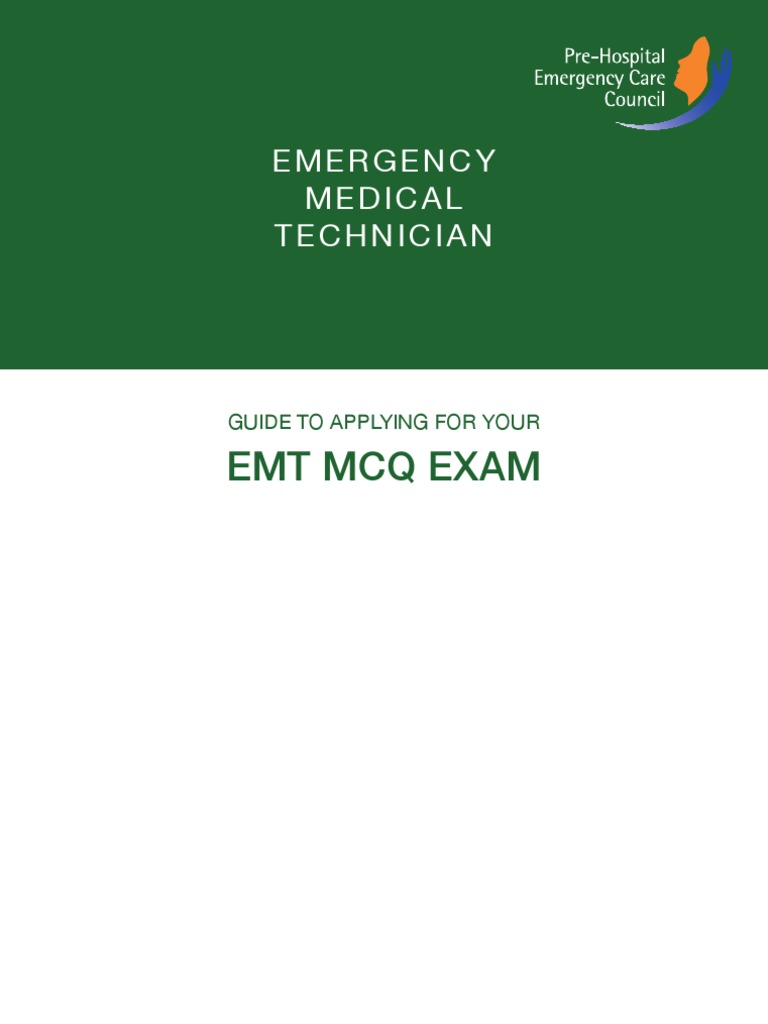 EMT MCQ Booklet | PDF | Emergency Medical Technician | Test (Assessment)