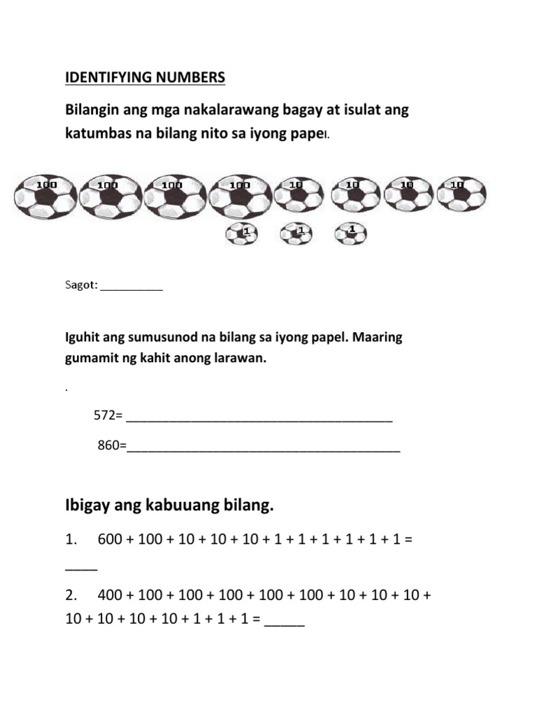 Test Paper Math 1 | PDF