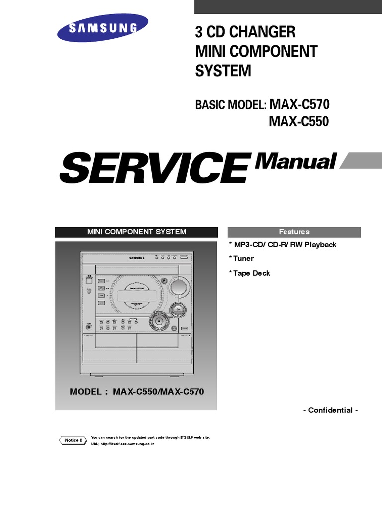 Samsung MAX-C550/C570 Service Manual | PDF