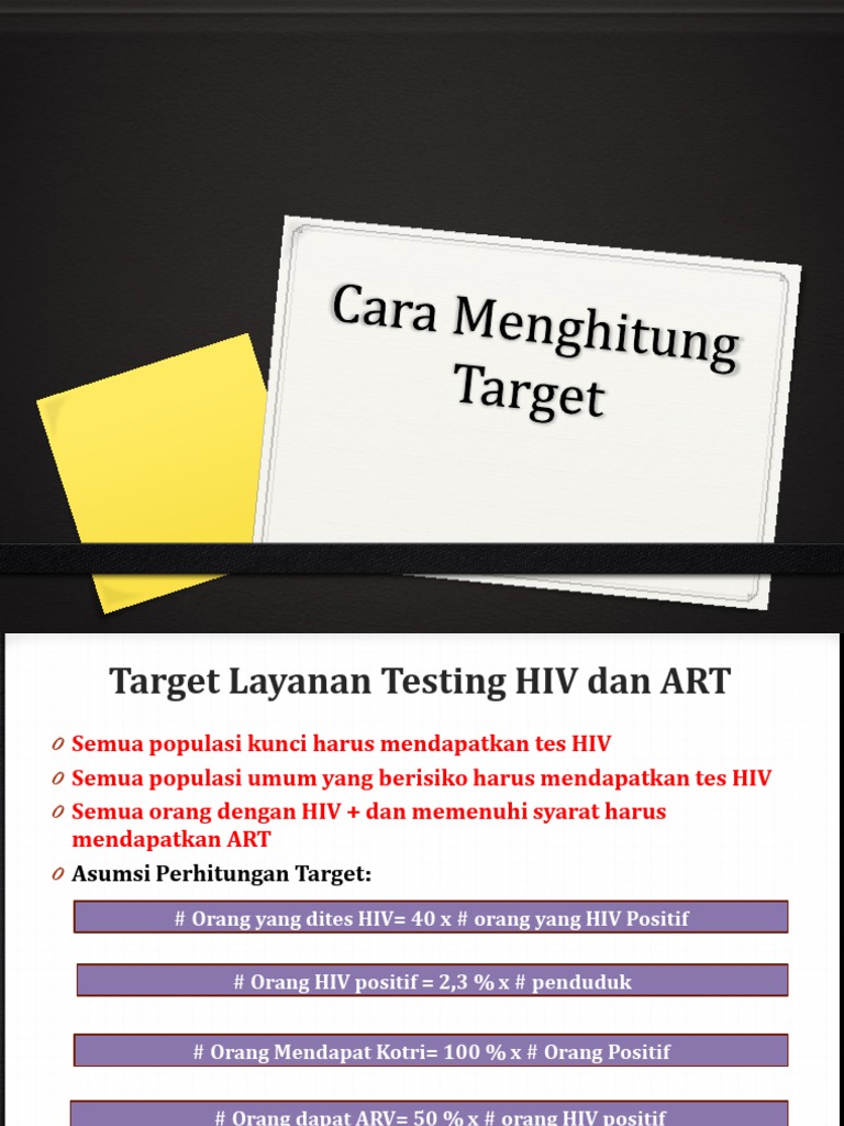 Cara Menghitung Target | PDF