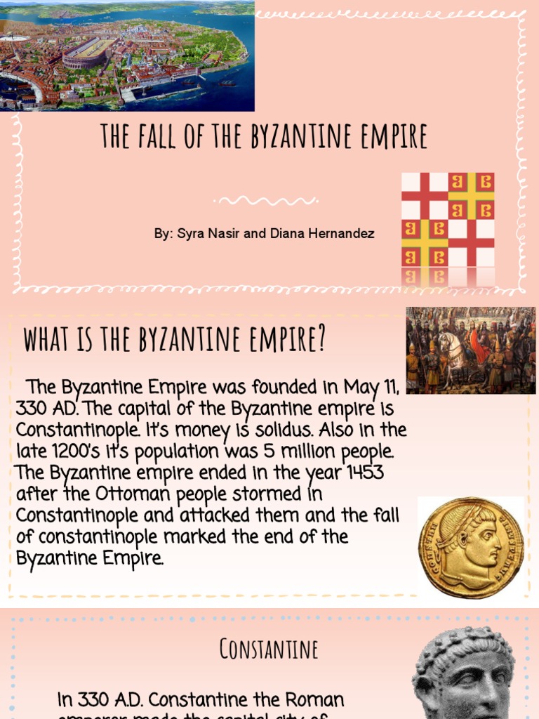The Fall of The Byzantine Empire | PDF | Constantinople | Byzantine Empire