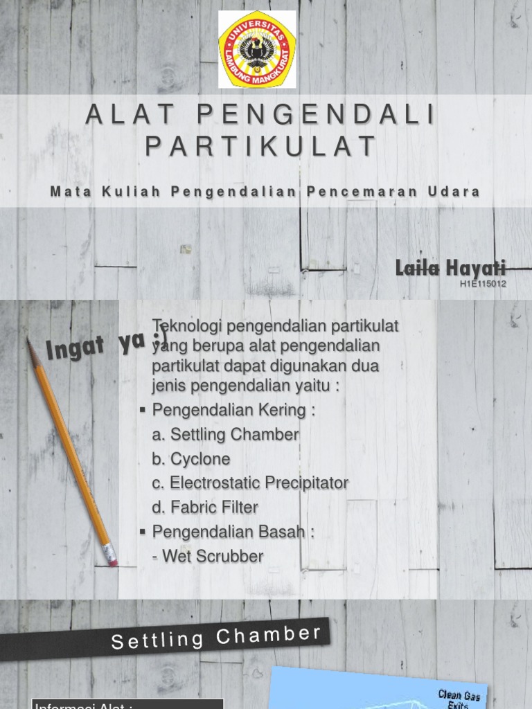 Alat Pengendalian Partikulat | PDF | Teknologi & Rekayasa