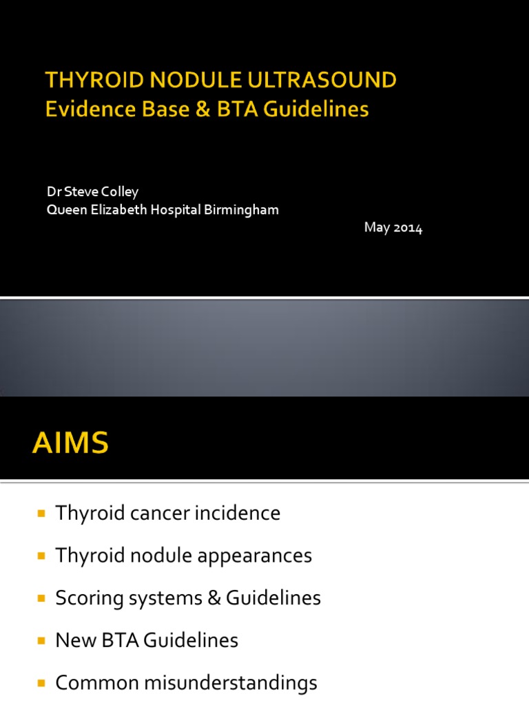 Thyroid Nodules With U Classification | PDF | Health Sciences | Glands