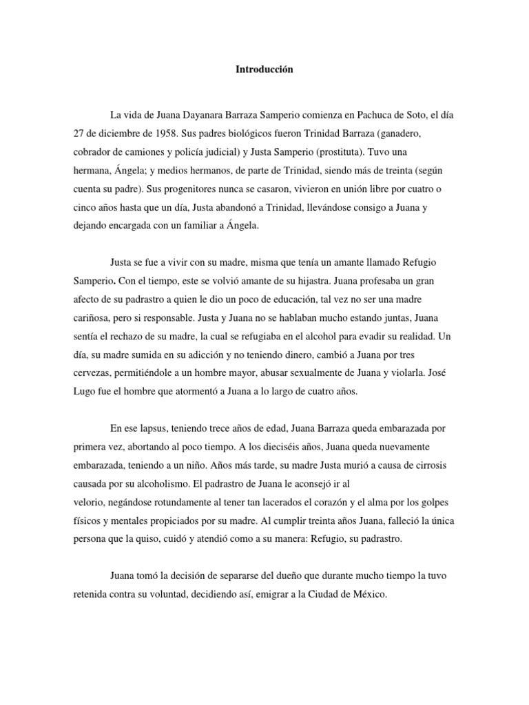 Juana Barraza | PDF | Psicopatía | Vejez