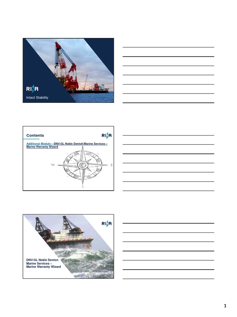 Intact Stability: Additional Module | PDF | Ships | Shipbuilding