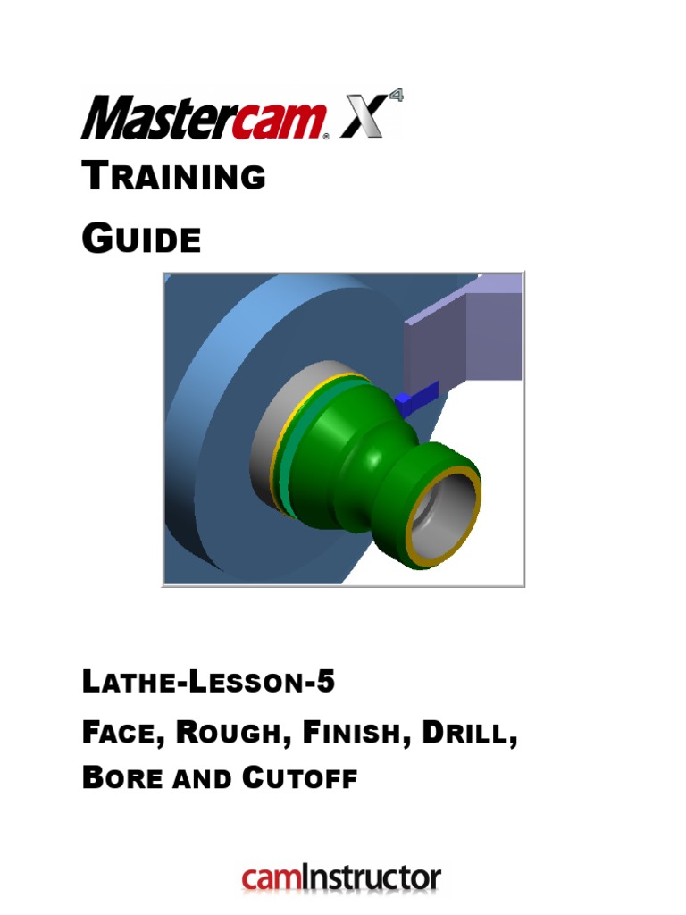 Mastercam Lathe Lesson 5 | PDF | Machine Tool | Icon (Computing)
