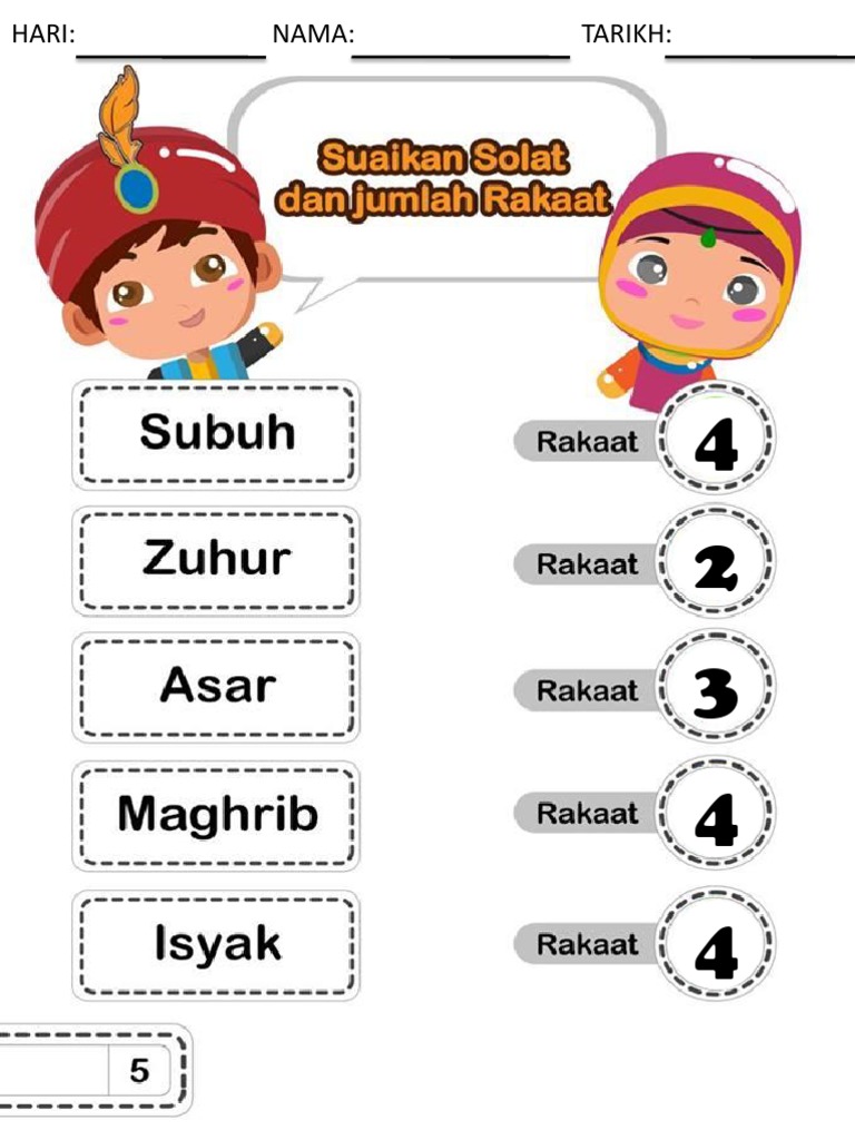 Suaikan Nama Solat | PDF
