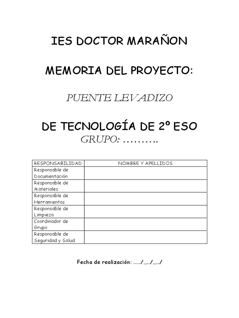 Memoria Proyecto | PDF | Presupuesto