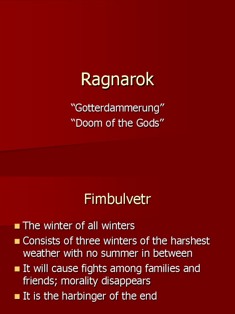 Ragnarok | PDF | European Mythology | Germanic Paganism
